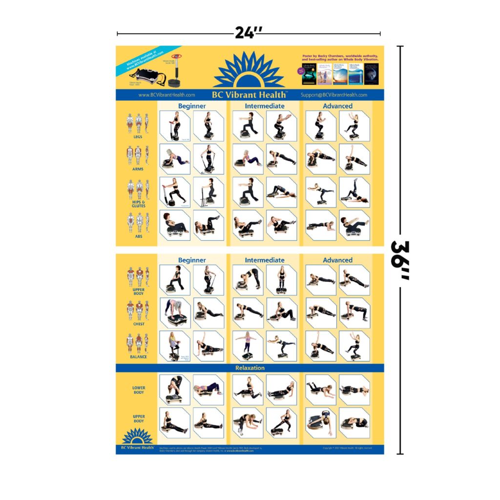 Whole Body Vibration Exercise Poster - BC Vibrant Health